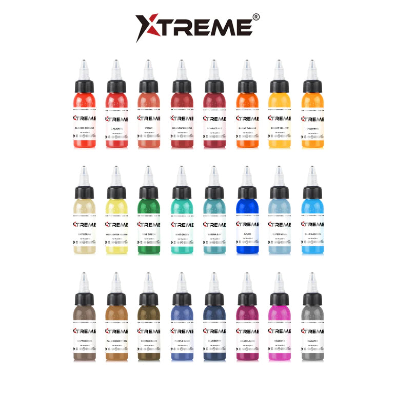 Xtreme's Comprehensive 24-Color Set – Xtreme Inks
