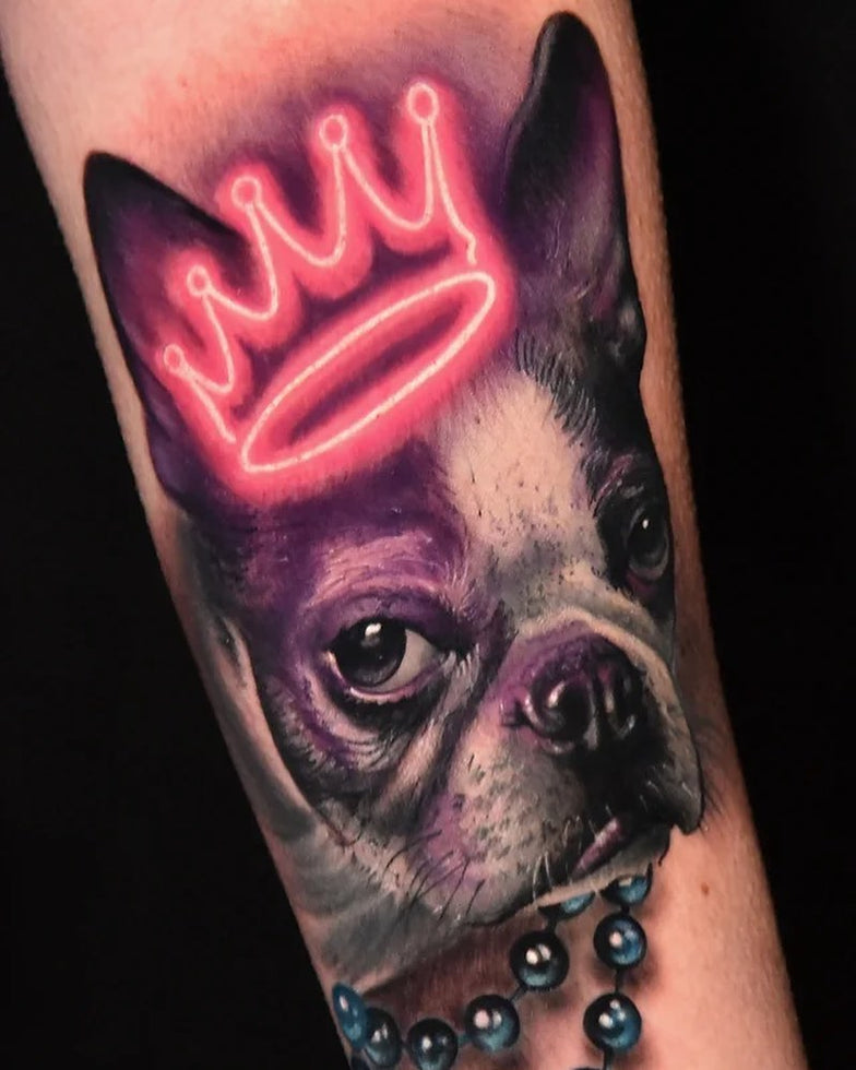 how do neon tattoos work