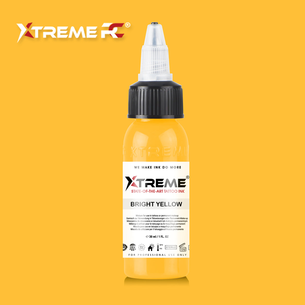 BRIGHT YELLOW TATTOO INK RC – Xtreme Inks