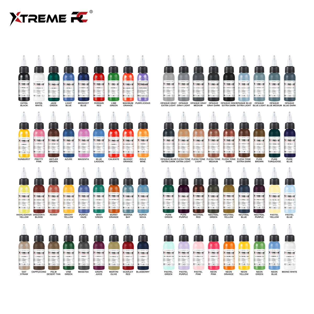 72 COLOR STUDIO SET RC – Xtreme Inks