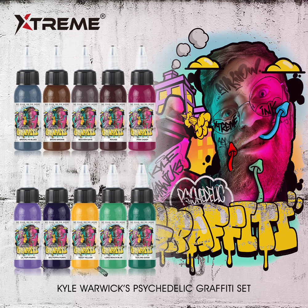 KYLE WARWICK'S PSYCHEDELIC GRAFFITI SET – Xtreme Inks