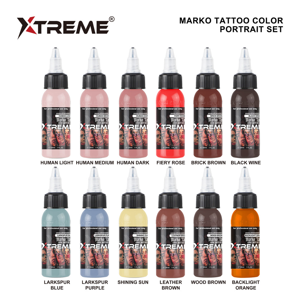 MARKO TATTOO COLOR PORTRAIT SET – Xtreme Inks