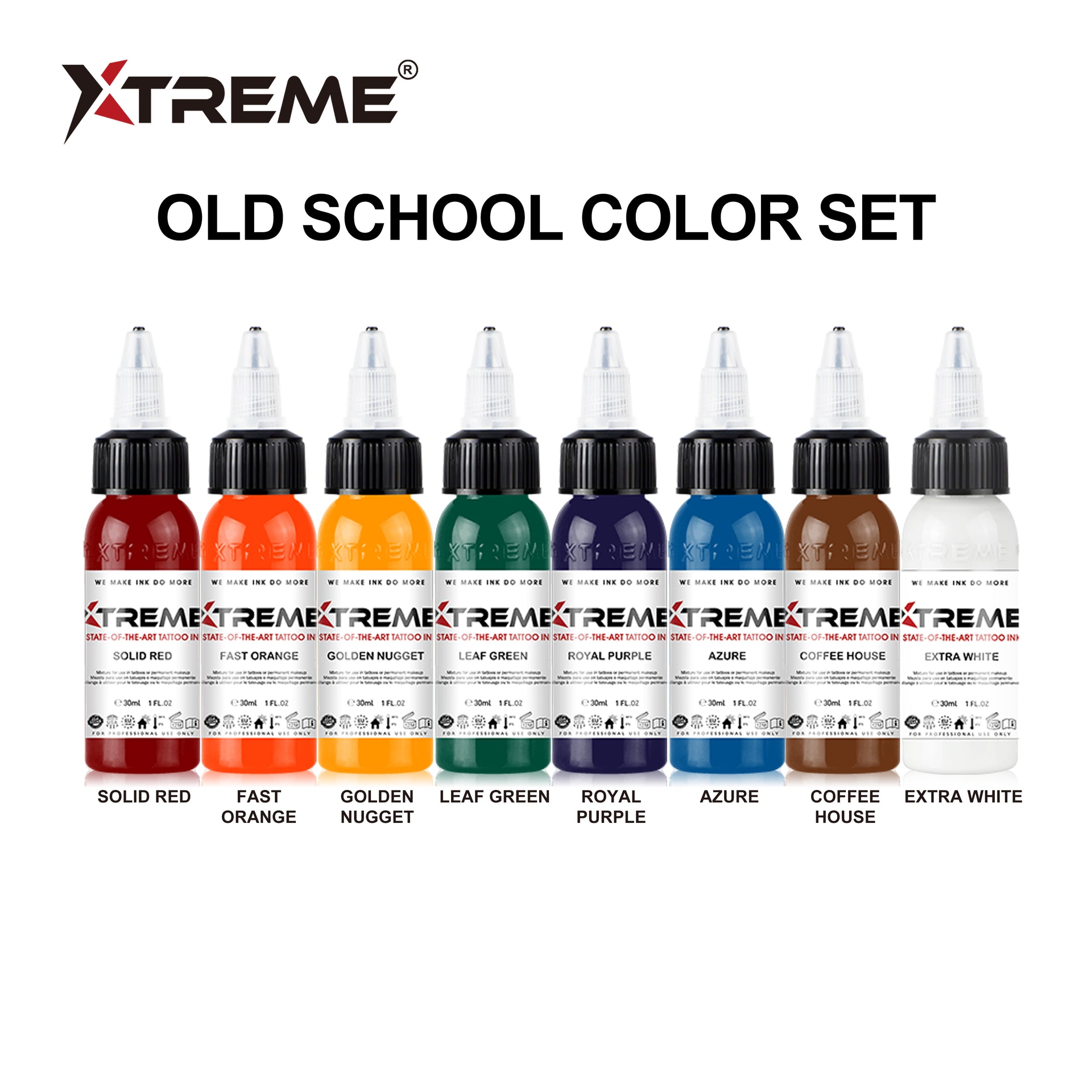 OLD SCHOOL COLOR SET – Xtreme Inks