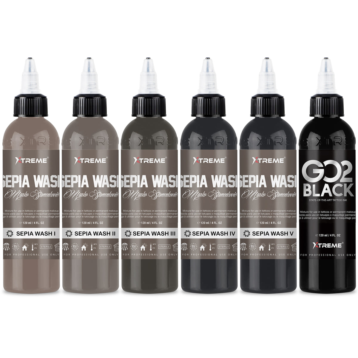 SEPIA WASH SET - MARKO STAMENKOVIC – Xtreme Inks